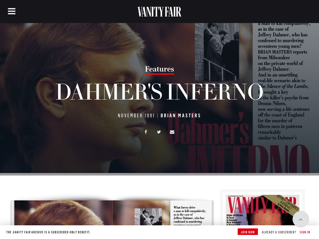 Archives for archive.vanityfair.com - Ghostarchive