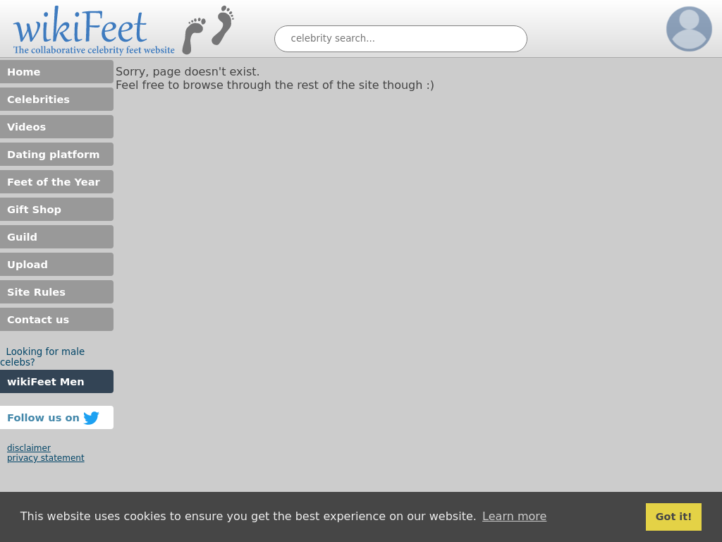Archives for www.wikifeet.com - Ghostarchive